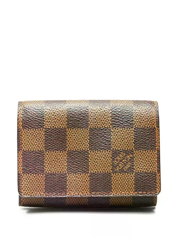 LOUIS VUITTON 2006 Damier Èbene Canvas Wallet - Brown
