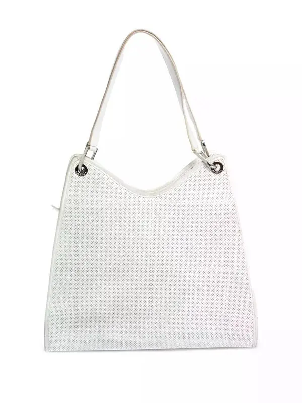 LANCEL Drawstring Leather Tote Bag