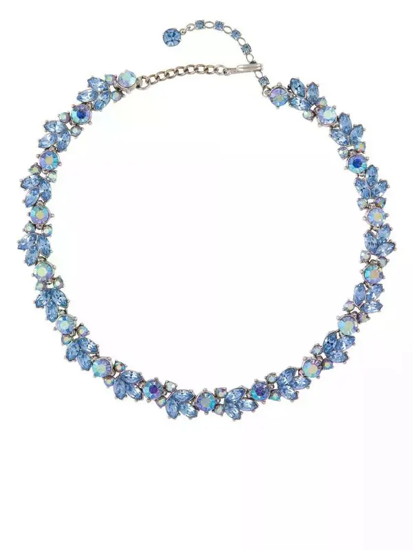 SUSAN CAPLAN 1950s Trifari Crystal-embellished Necklace - Silver