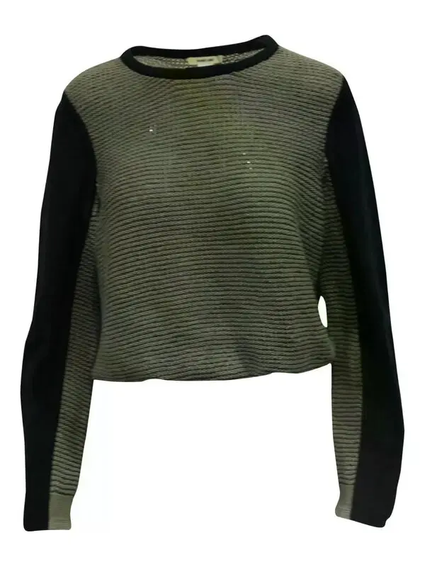 Helmut Lang Panelled Cotton Sweater