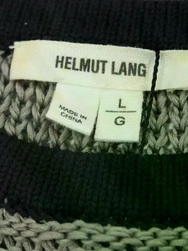 Helmut Lang Panelled Cotton Sweater