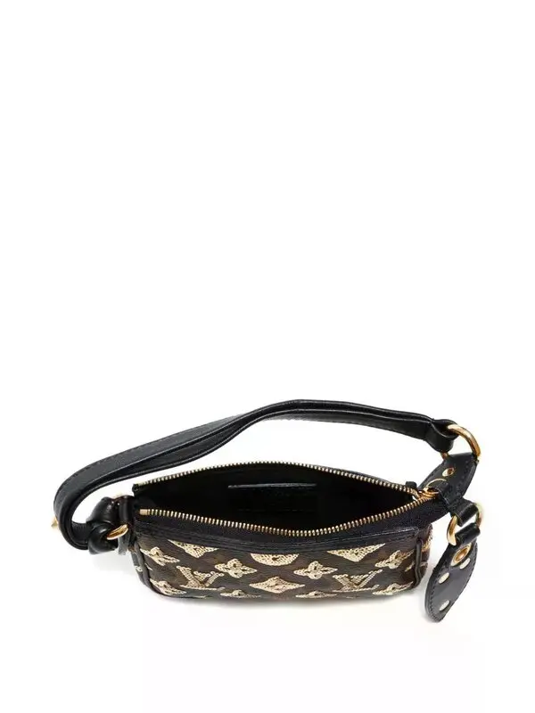 LOUIS VUITTON 2009 Monogram Eclipse Sequin-embellished Pouch