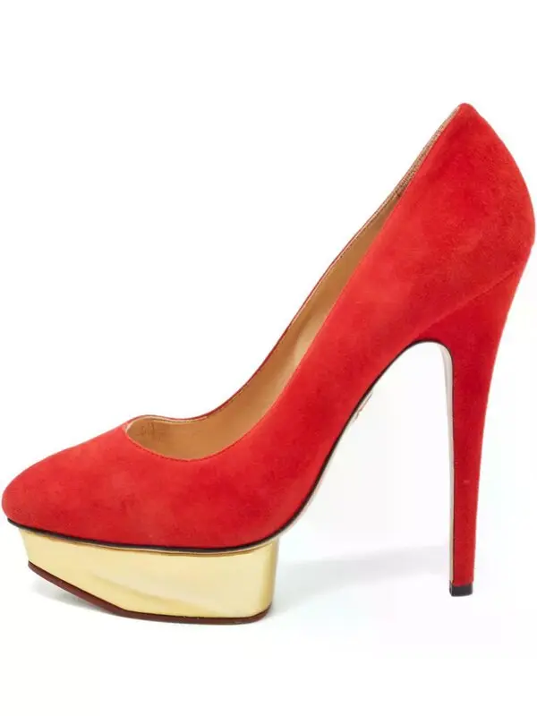 CHARLOTTE OLYMPIA 120mm Suede Pumps