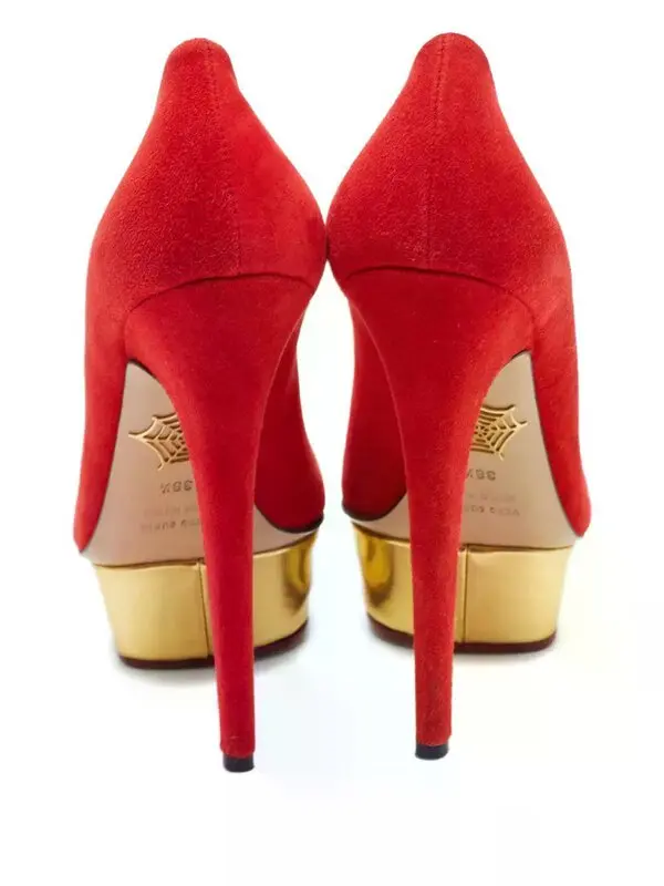 CHARLOTTE OLYMPIA 120mm Suede Pumps