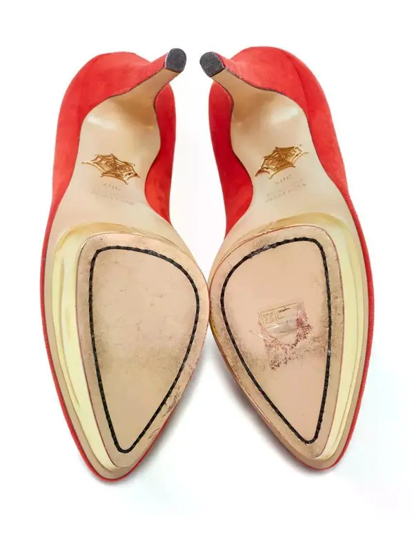 CHARLOTTE OLYMPIA 120mm Suede Pumps