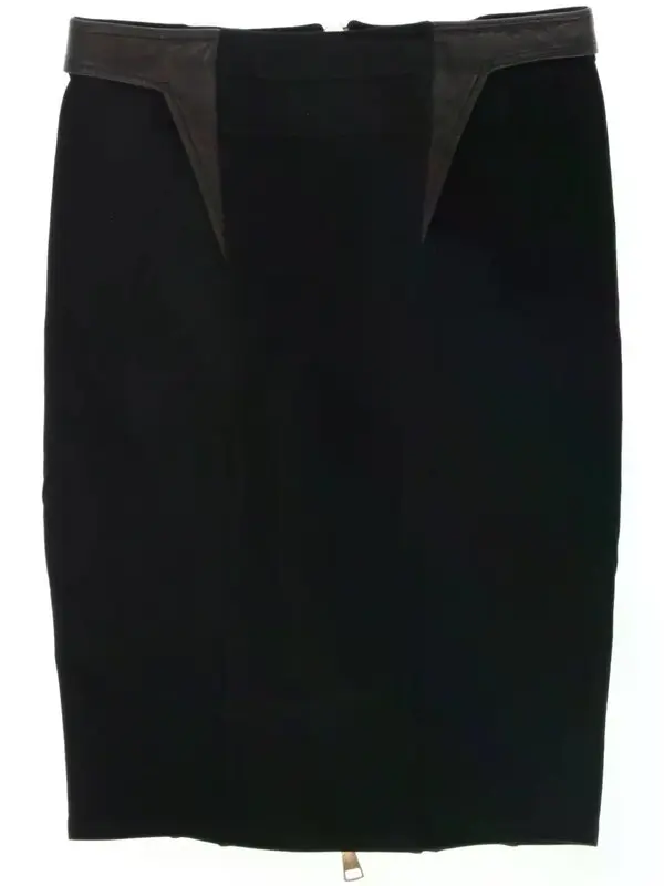 Givenchy 2010s Panelled Mini Skirt