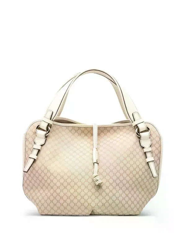 Celine 2007 Macadam Canvas Bittersweet Hobo Bag