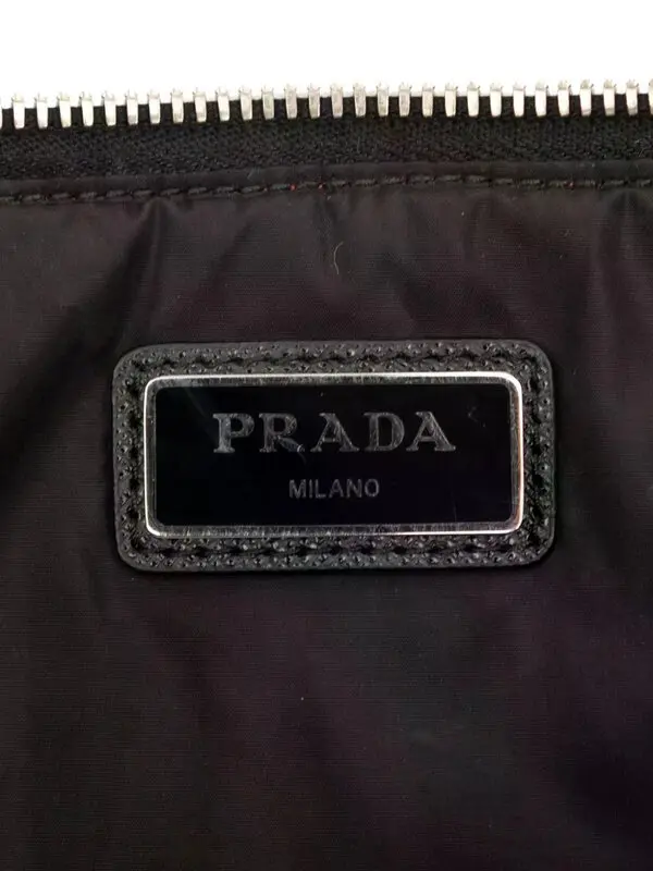 Prada Tessuto Soft Zip Clutch Bag