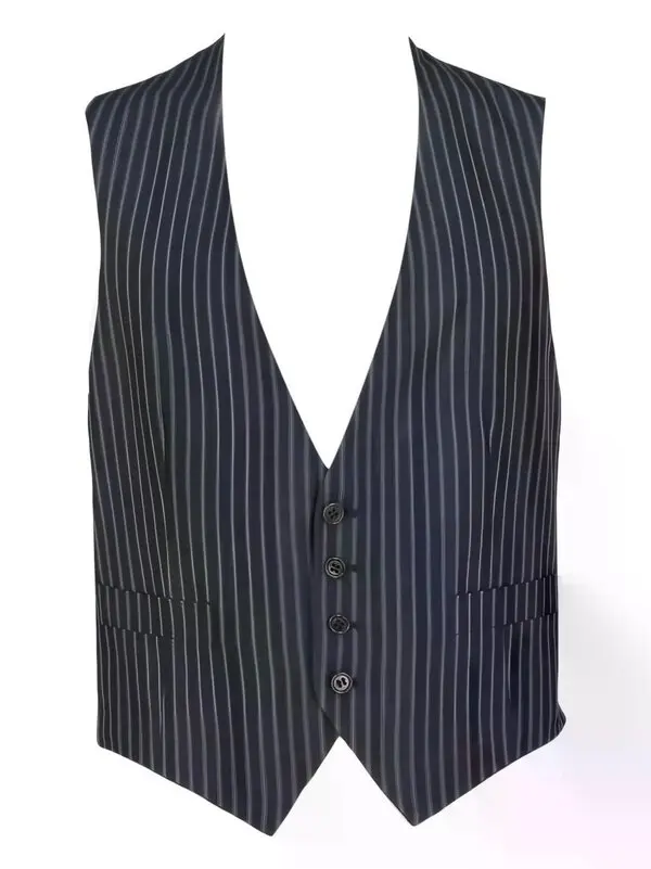 ROMEO GIGLI 1990s Striped Waistcoat