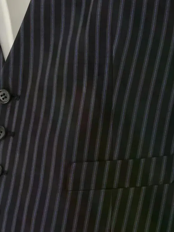ROMEO GIGLI 1990s Striped Waistcoat