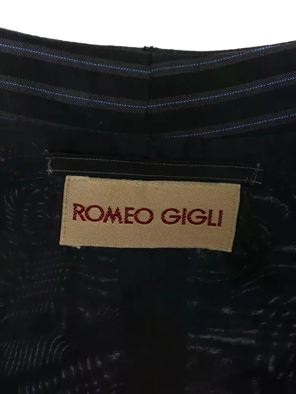 ROMEO GIGLI 1990s Striped Waistcoat