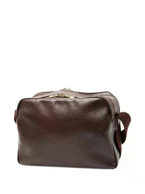 LOUIS VUITTON 1998 Taiga Reporter Pm Crossbody Bag - Red