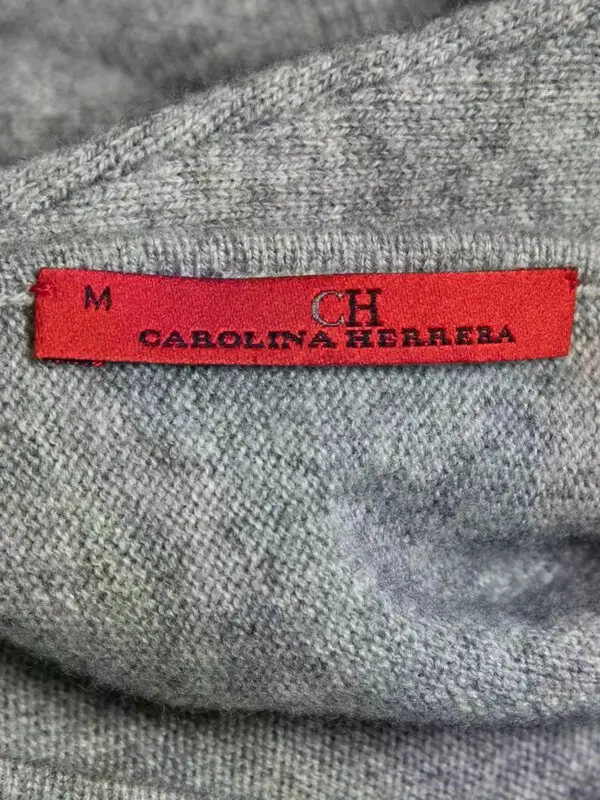 Carolina Herrera Vintage Round-neck Sweater - Grey