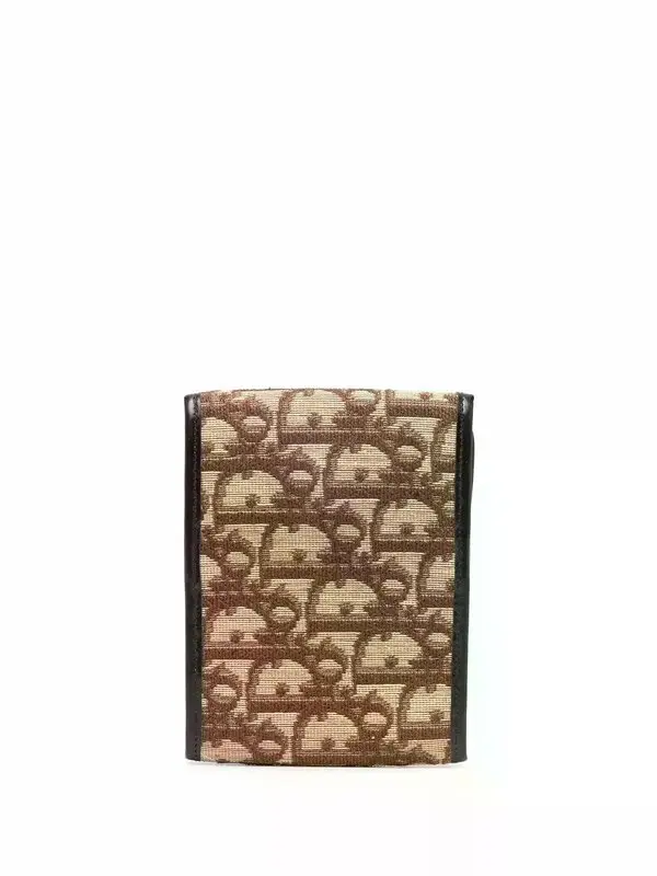 Dior 1970 Trotter Checkbook Clutch