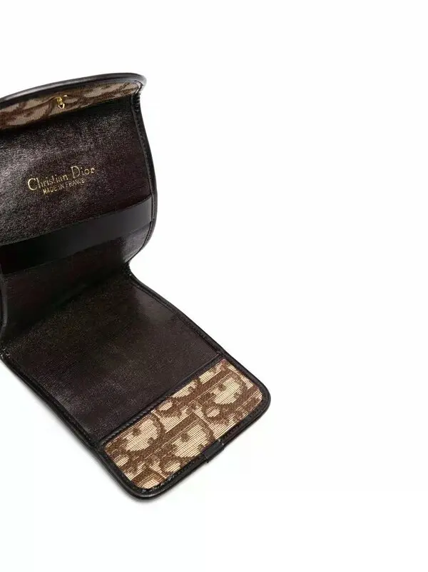 Dior 1970 Trotter Checkbook Clutch