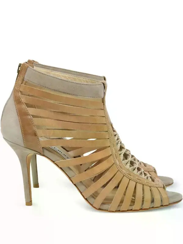 JIMMY CHOO 90mm Gladiator Multi-strap Sandals