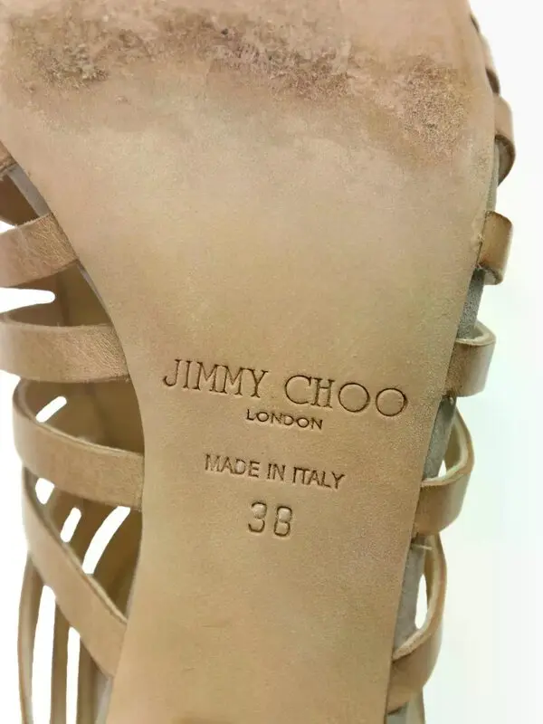 JIMMY CHOO 90mm Gladiator Multi-strap Sandals