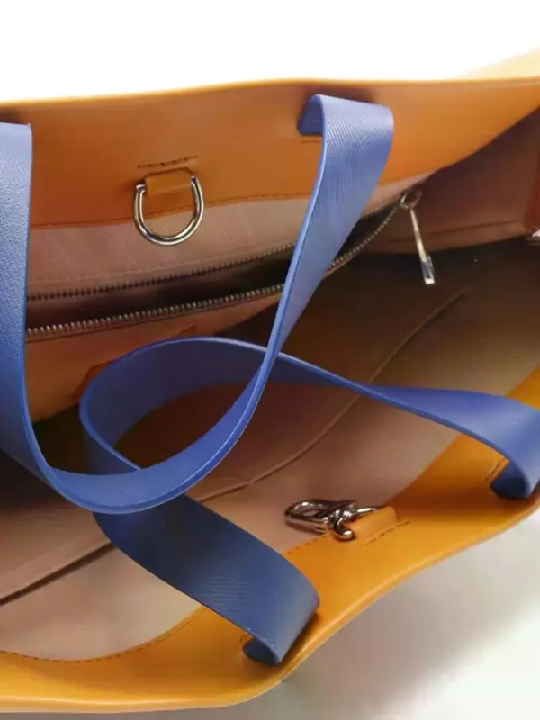 LOUIS VUITTON Saffron Mm Leather Tote Bag - Orange