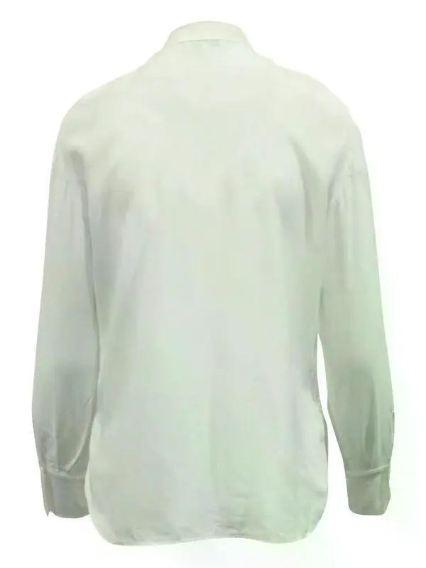 Vince Mandarin-collar Long-sleeve Shirt