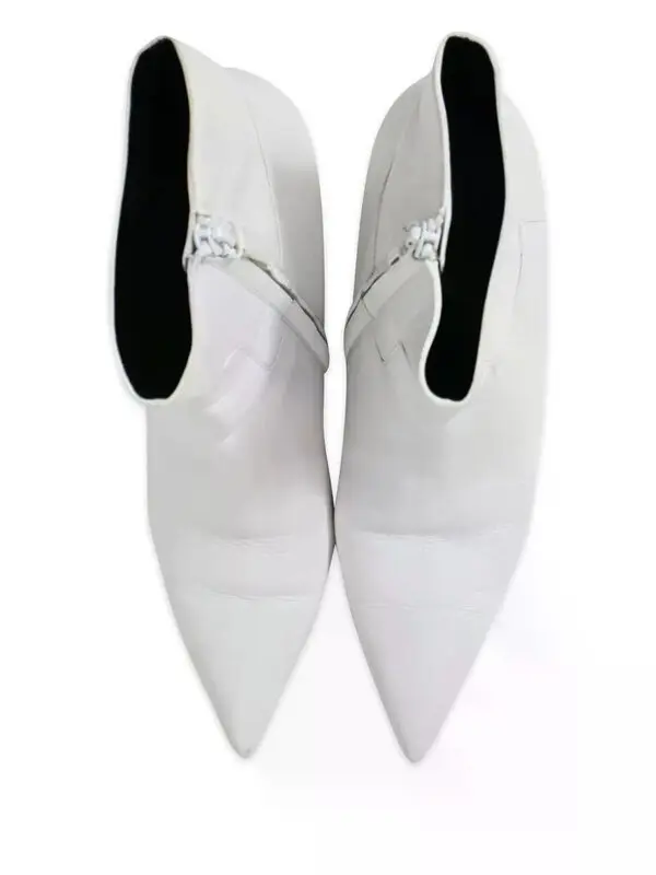 Balenciaga 40mm Slanted-heel Ankle Boots
