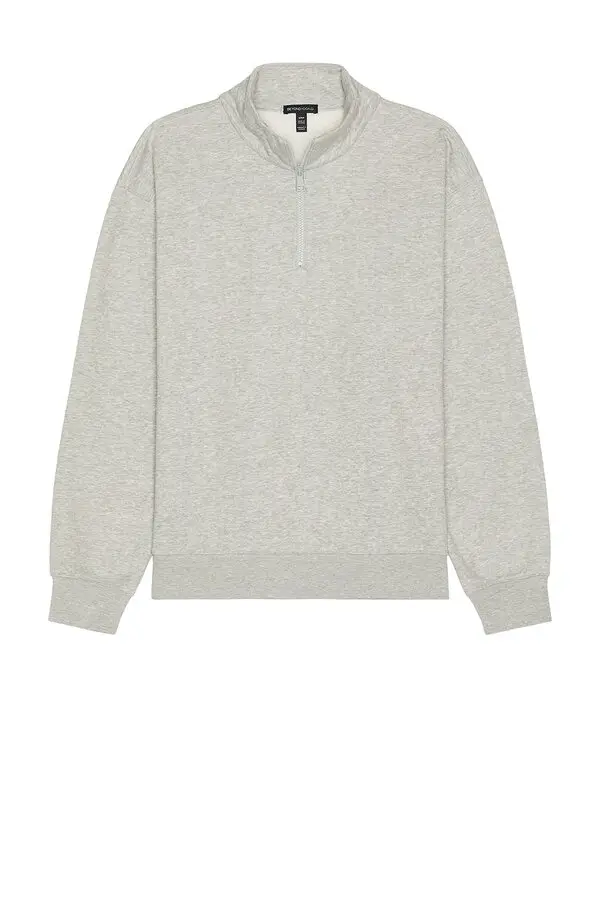 Beyond Yoga Luxefleece Half Zip Pullover In Grey