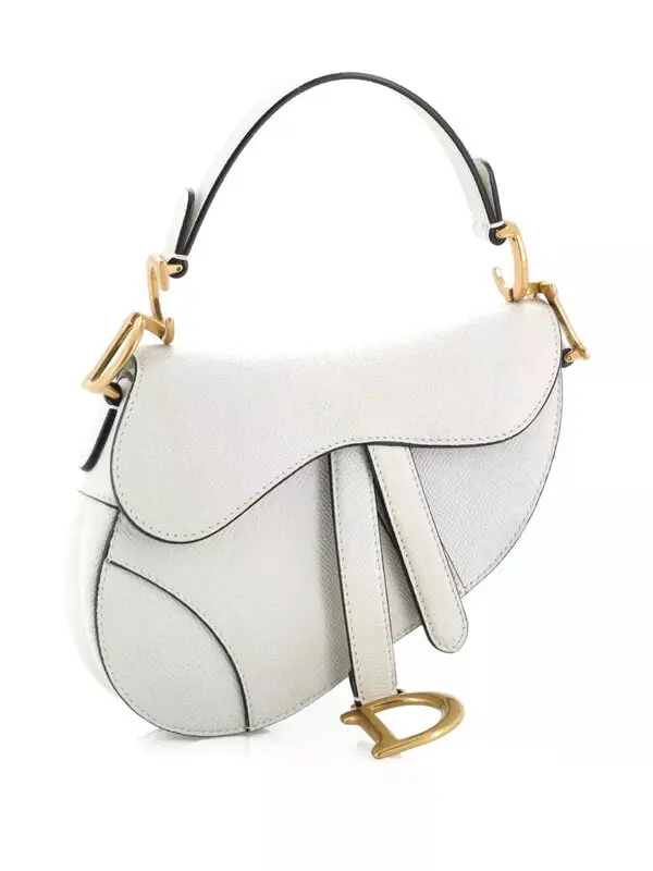Dior Saddle Handbag Leather Mini Shoulder Bag