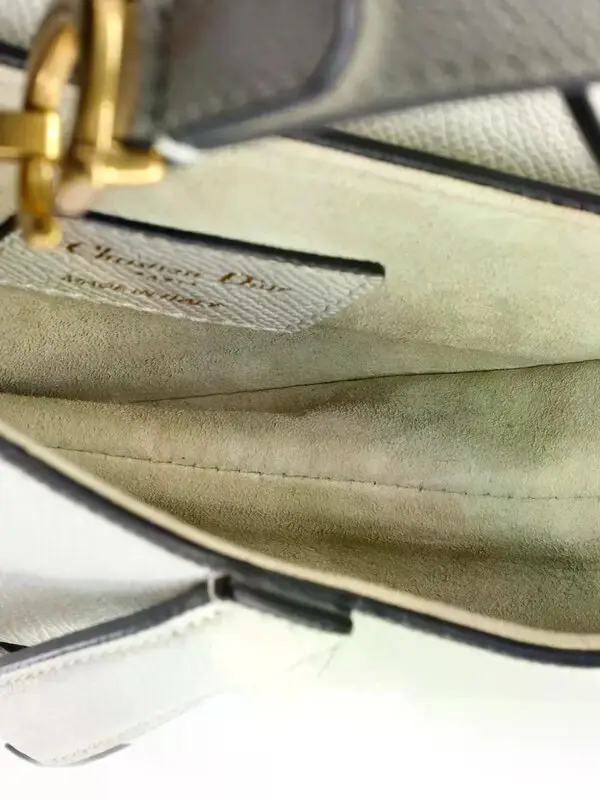 Dior Saddle Handbag Leather Mini Shoulder Bag