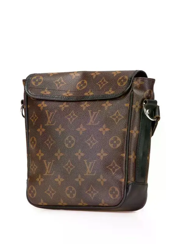 LOUIS VUITTON Monogram Macassar Bass Pm Crossbody Bag - Black