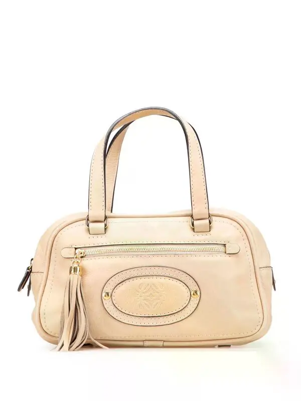 Loewe 2007 Mini Anagram Leather Tassel Handbag