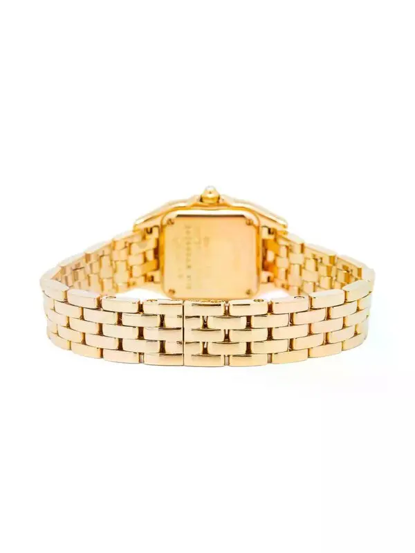 Cartier 18kt Yellow Gold Diamond Panthère 22mm - White