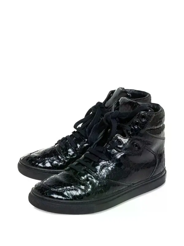 Balenciaga Leather Lace-up Sneakers