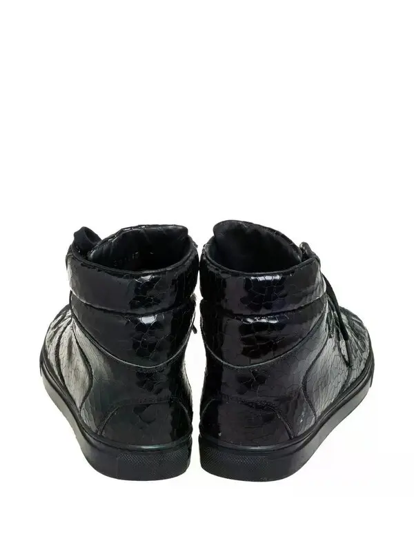 Balenciaga Leather Lace-up Sneakers