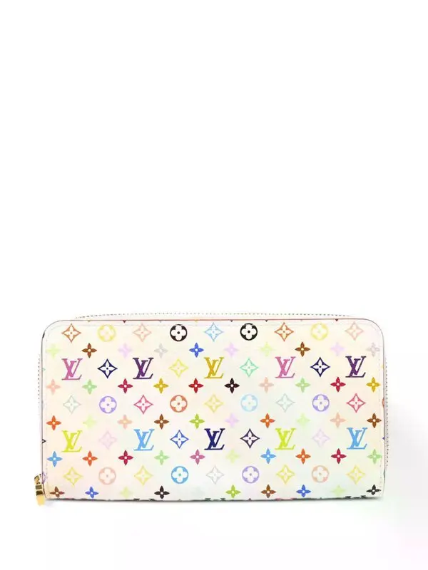 LOUIS VUITTON 2013 X Takashi Murakami Zippy Wallet - White