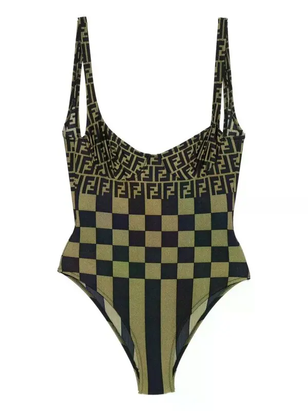 Fendi 1990-2000s Swimsuit - Green