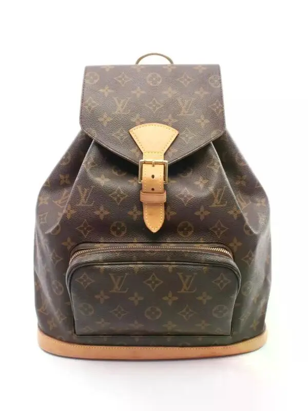 LOUIS VUITTON 1999 Monogram Montsouris Backpack - Brown