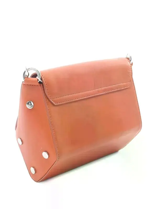 VIVIENNE WESTWOOD 2010s Sapphire Orb Cross Body Bag - Brown