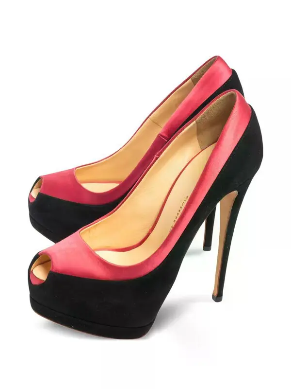 GIUSEPPE ZANOTTI 140mm Suede Heeled Pumps - Black