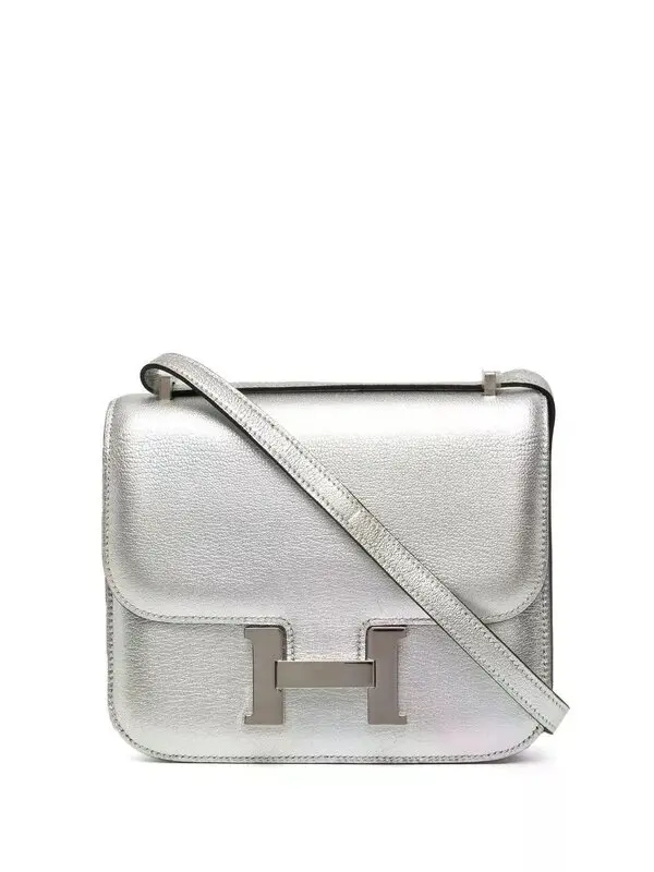 Hermès 2004 Constance 18 Shoulder Bag - Silver