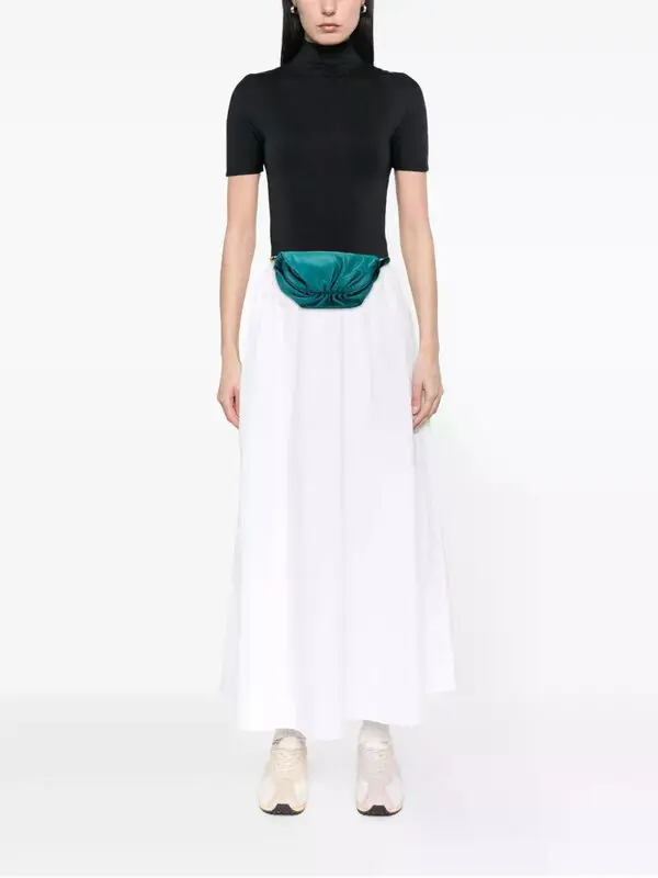 Bottega Veneta Lambskin Chain Pouch Belt Bag - Blue