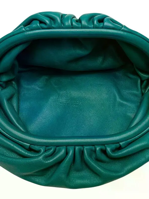 Bottega Veneta Lambskin Chain Pouch Belt Bag - Blue