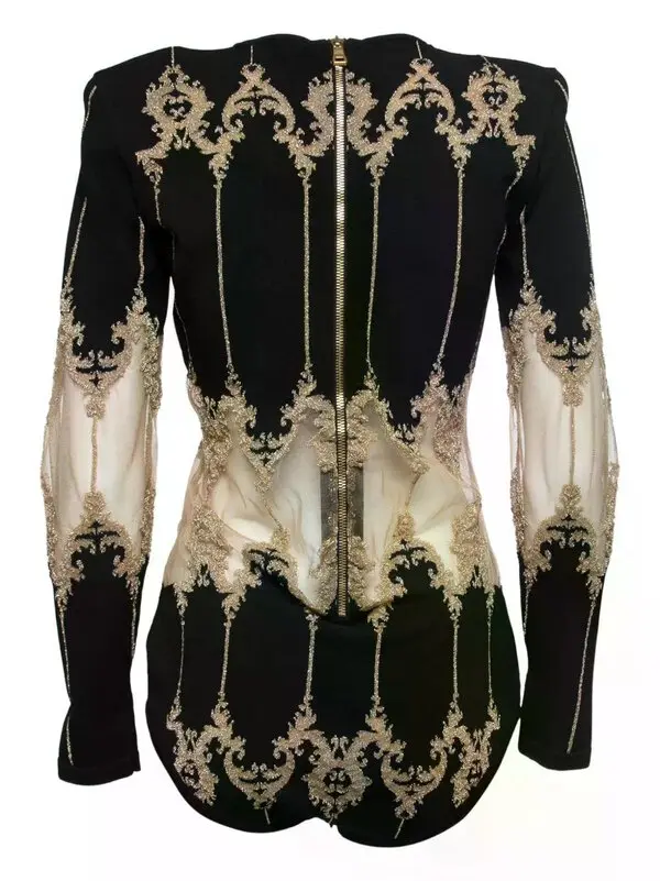 Balmain Embroidered Bodysuit