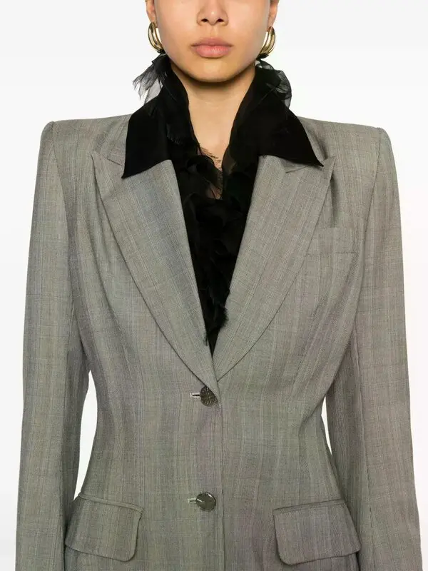 Givenchy 1990s Check-pattern Blazer
