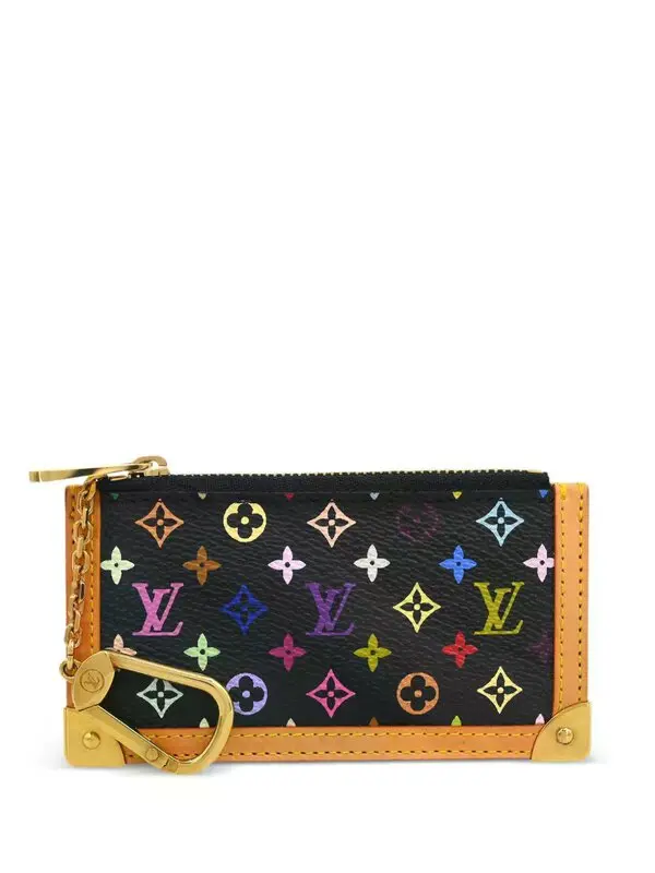 LOUIS VUITTON X Takashi Murakami 2004 Monogram Multicolour Wallet - Black