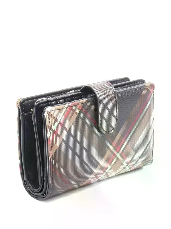 VIVIENNE WESTWOOD 2020s Orb Plaid Wallet
