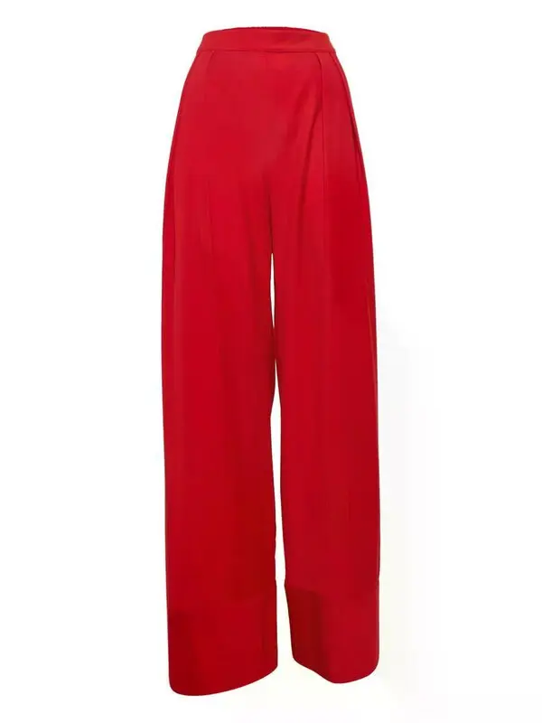 Michael Lo Sordo Cuff-detail Wool Trousers