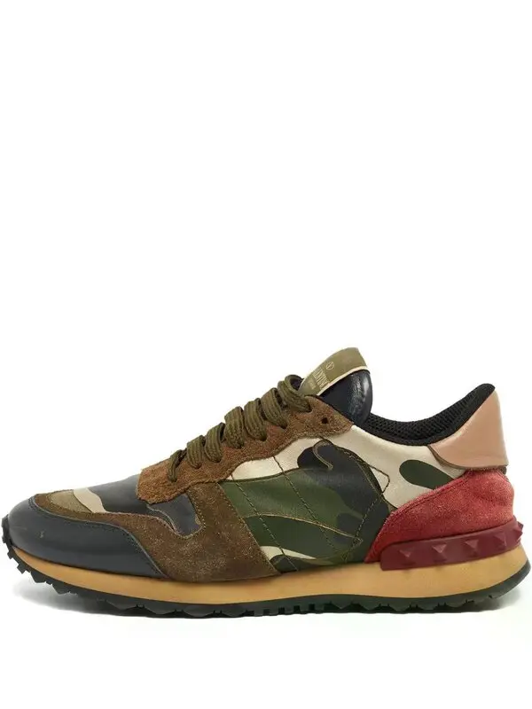 Valentino Garavani Rockrunner Sneakers - Brown
