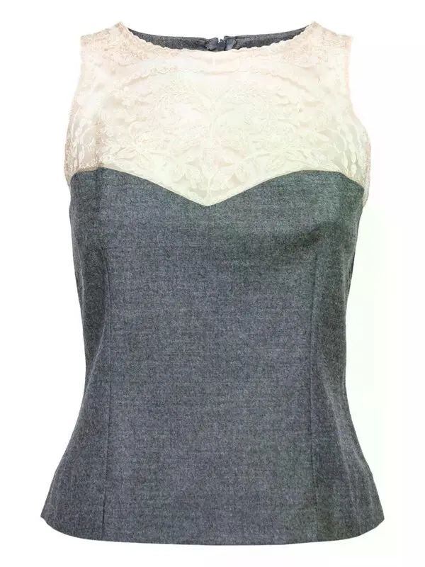 Sportmax Lace Wool Top