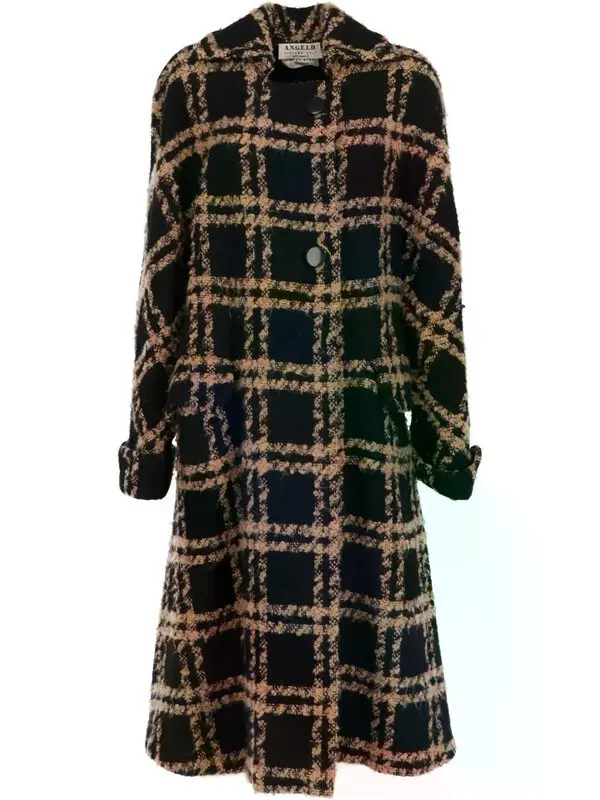 A.N.G.E.L.O. VINTAGE CULT 1980s Wool Checked Coat