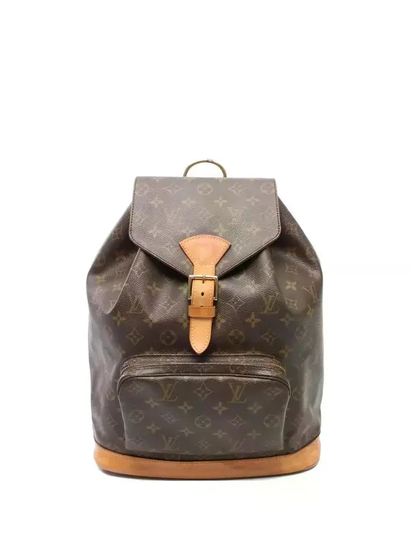 LOUIS VUITTON Montsouris Gm Backpack - Brown