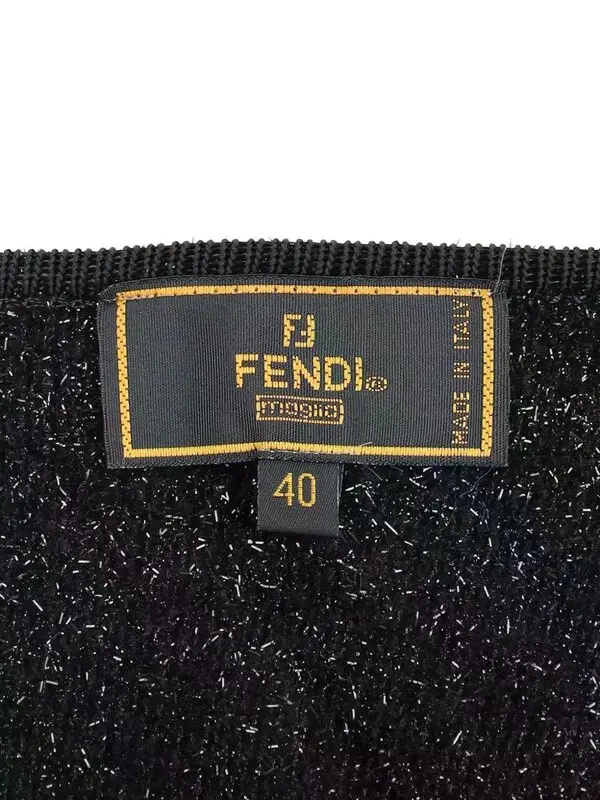 Fendi Lurex-detail Sweater